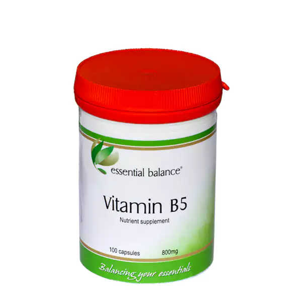Vitamin B5 100 caps 800mg - Essential Balance